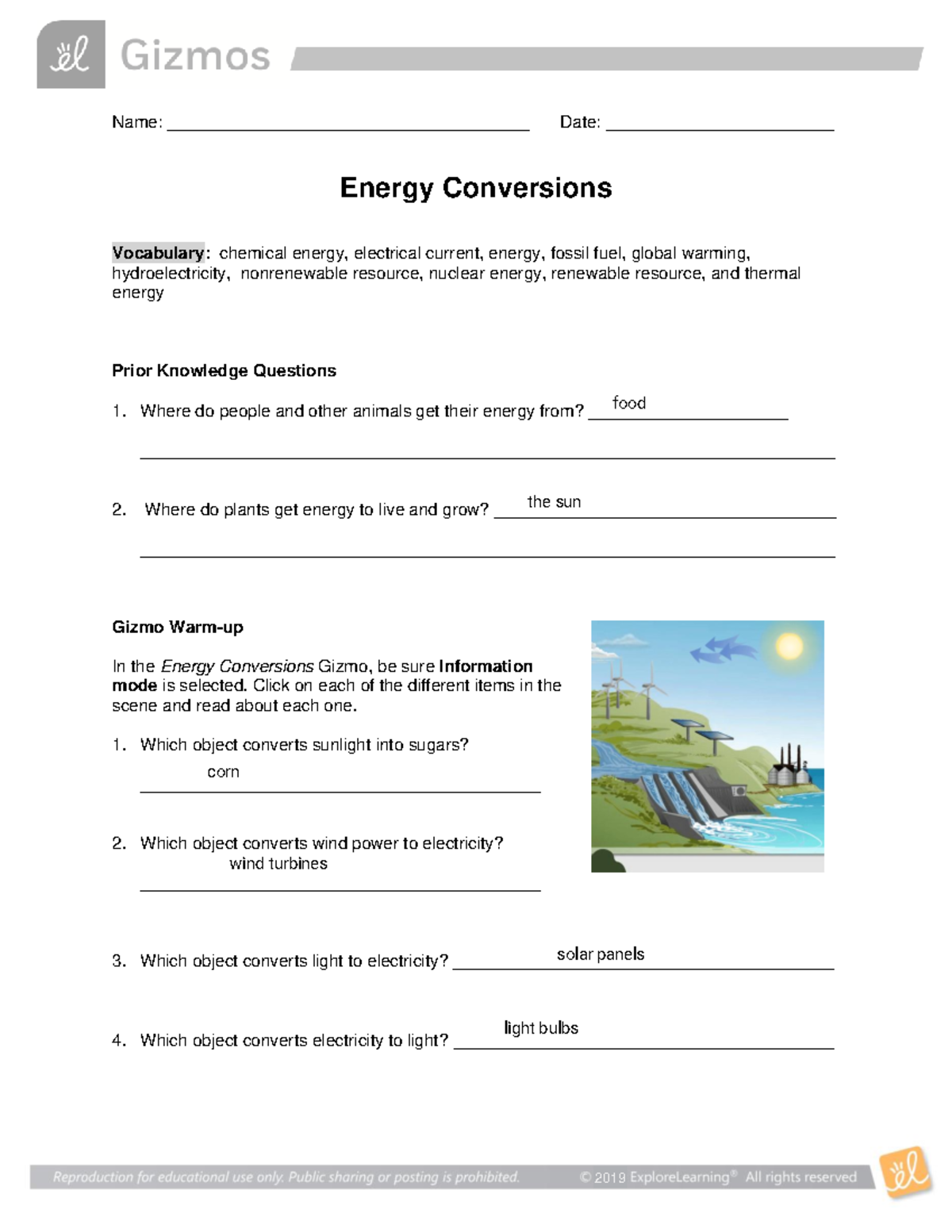 16 Energy Conversions: Understanding Solar, Wind, and More - Studocu