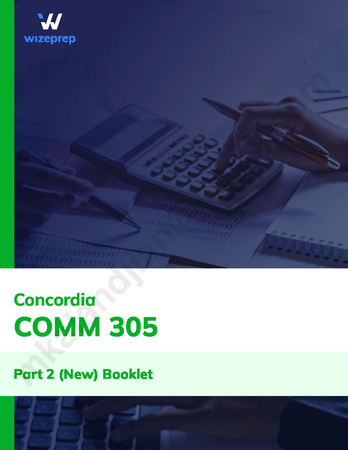 COMM 305 Job-Order Costing Lecture Notes - Studocu