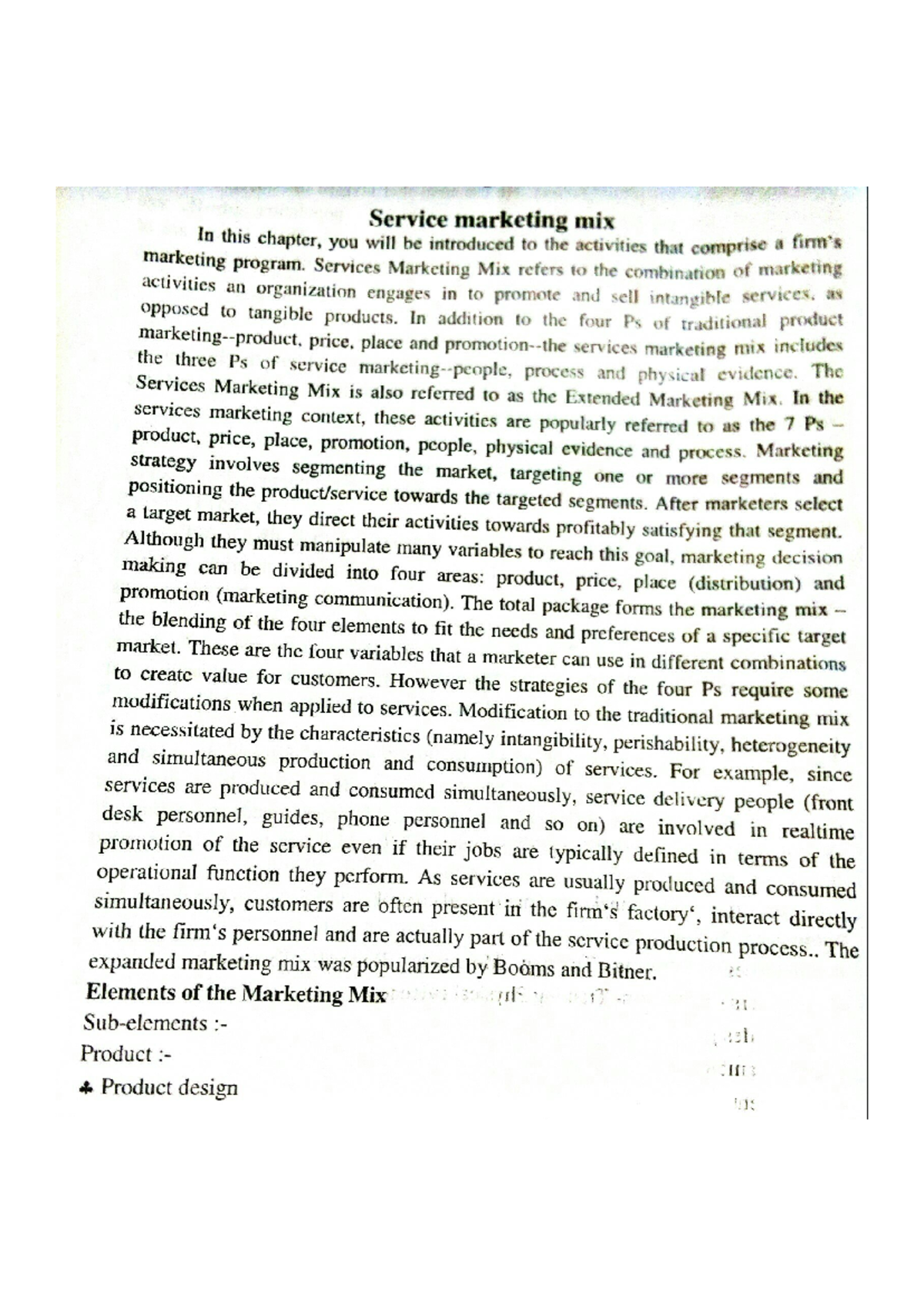 Service Marketing Mix: Key Elements & Strategies Explained - Studocu