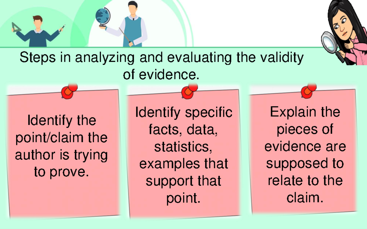 Types of Evidence Analysis: Validating Claims and Support - Studocu