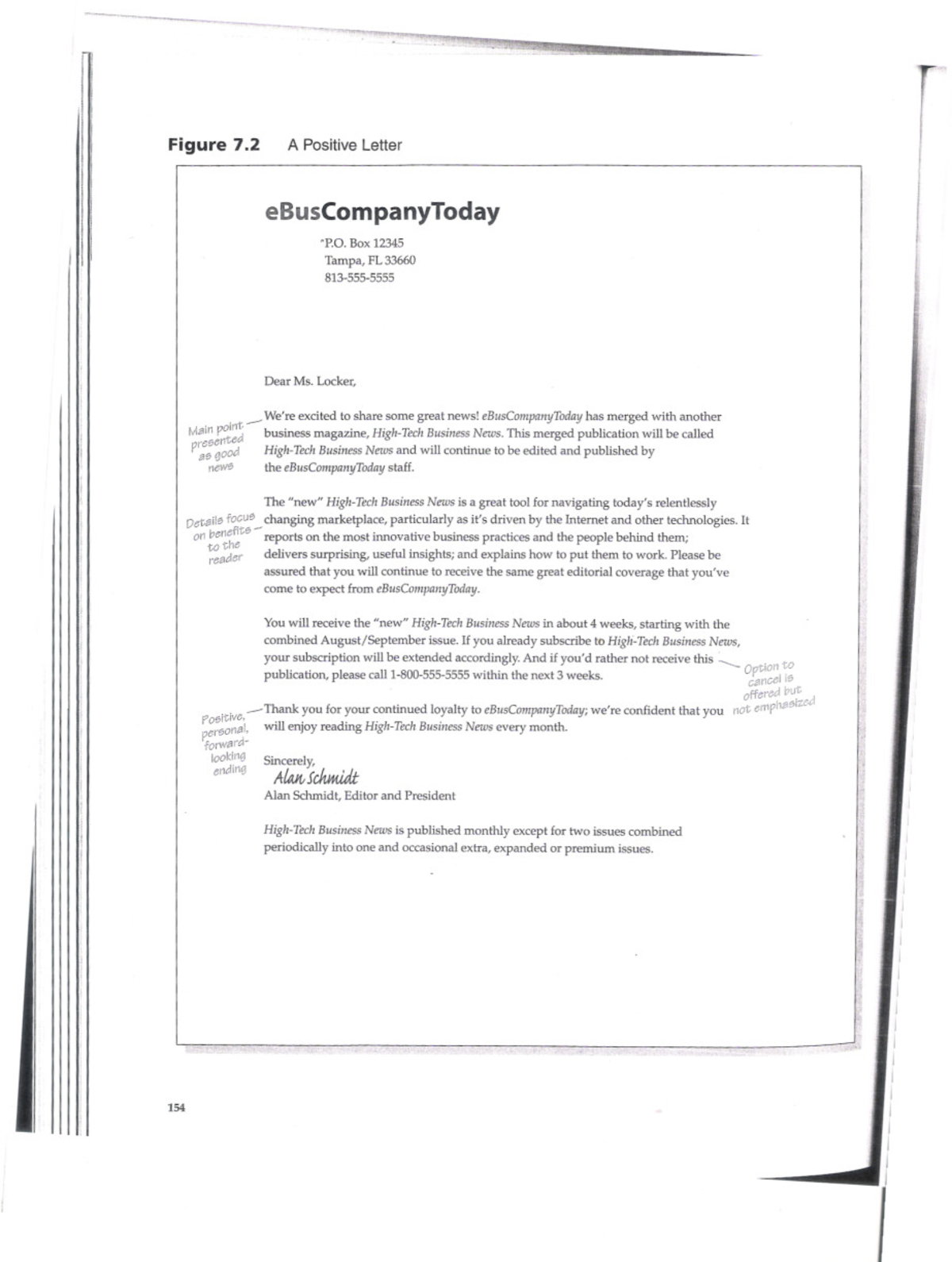 Letters - Letter - Figure 7 A Positive Letter eBusCompanyToday Box ...