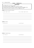Practice materials for Studying Mathematical Methods- Unit 1 in VCE ...