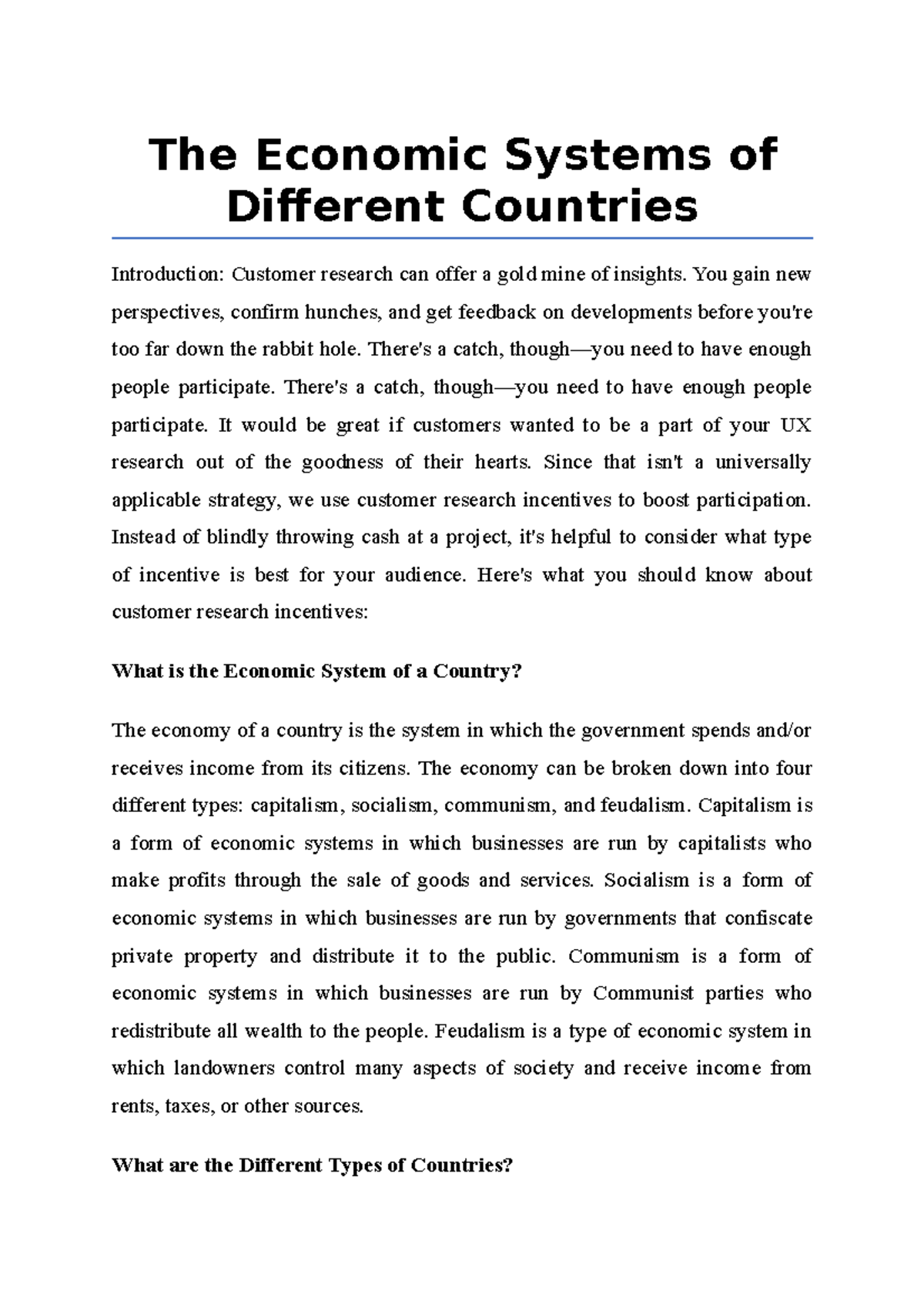 ECN 201: Understanding Economic Systems Across Nations - Studocu