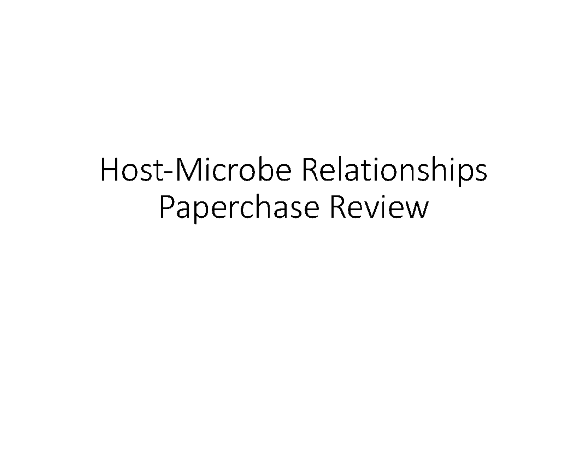 Immunity and Body Defenses: Key Concepts and Mechanisms Review - Host ...