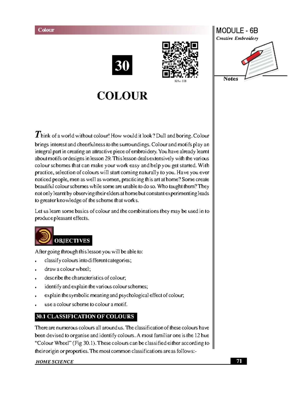 MODULE 6B Colour Creative Embroidery: Understanding Colour Schemes and ...