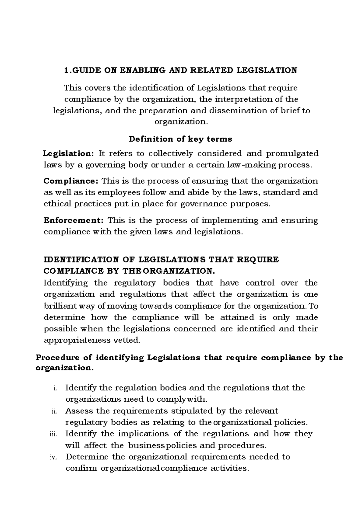 Compliance Strategies and Legislation: A Detailed Guide - Studocu