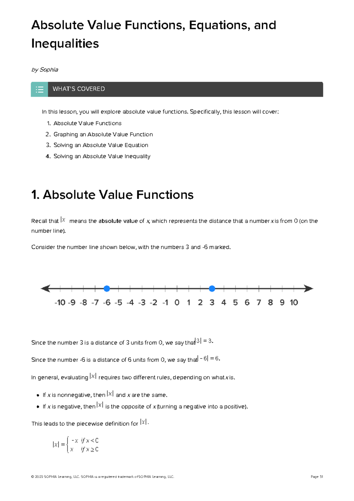 Precalculus (MATH101) Unit 1: Absolute Value & Inverse Functions Notes ...