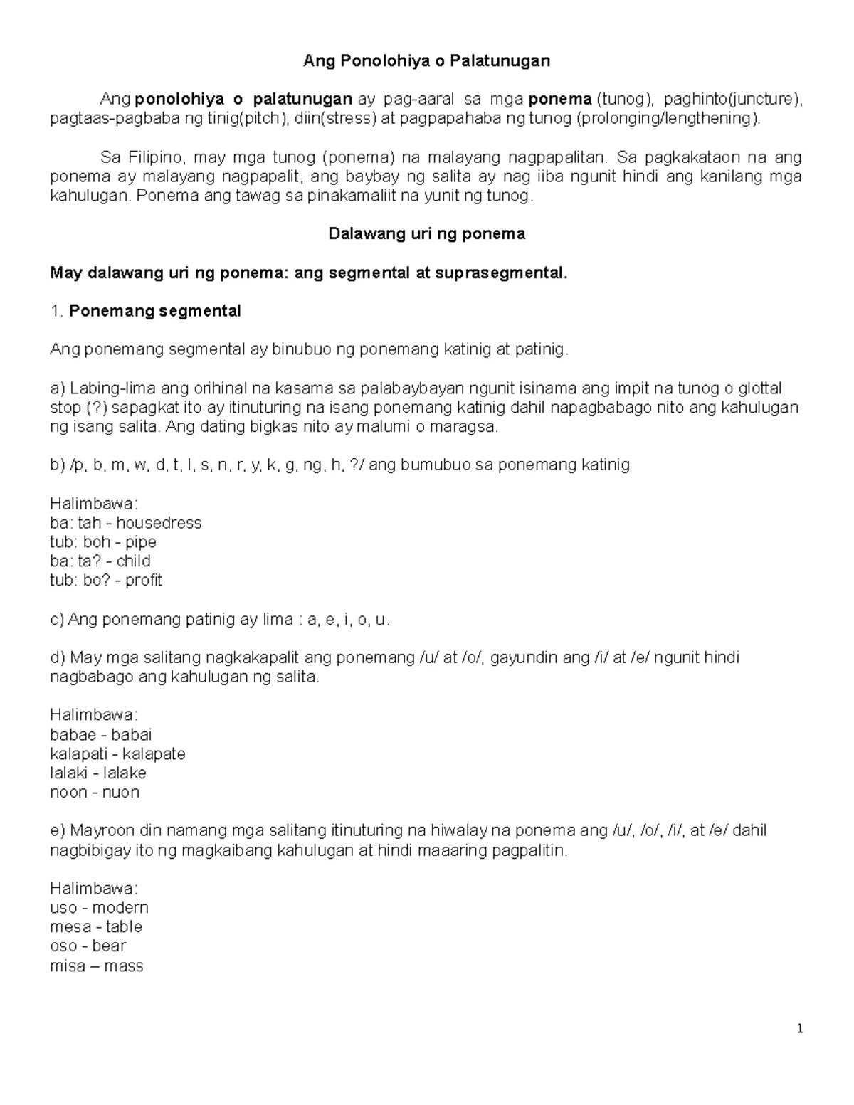 Pamantayan sa Paggawa ng Performance Task Blg. 6: Islogaling - Studocu