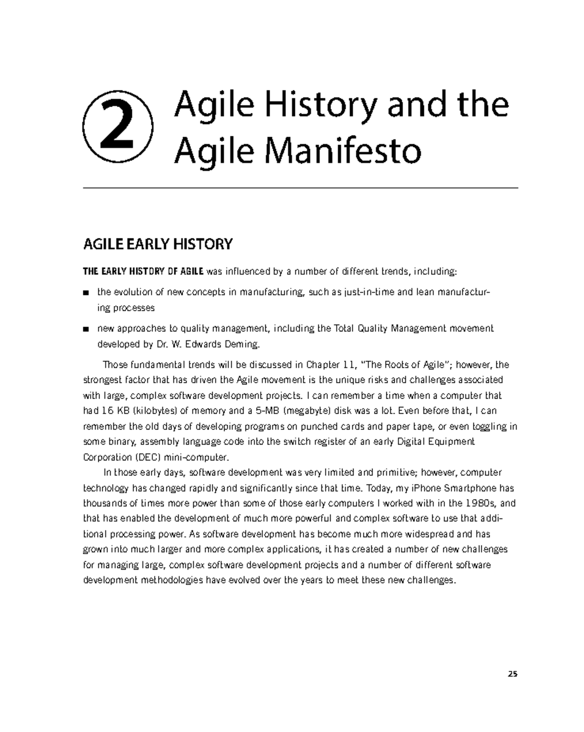 AGILE 2ED: Chapter 2 - History and Principles of the Agile Manifesto ...