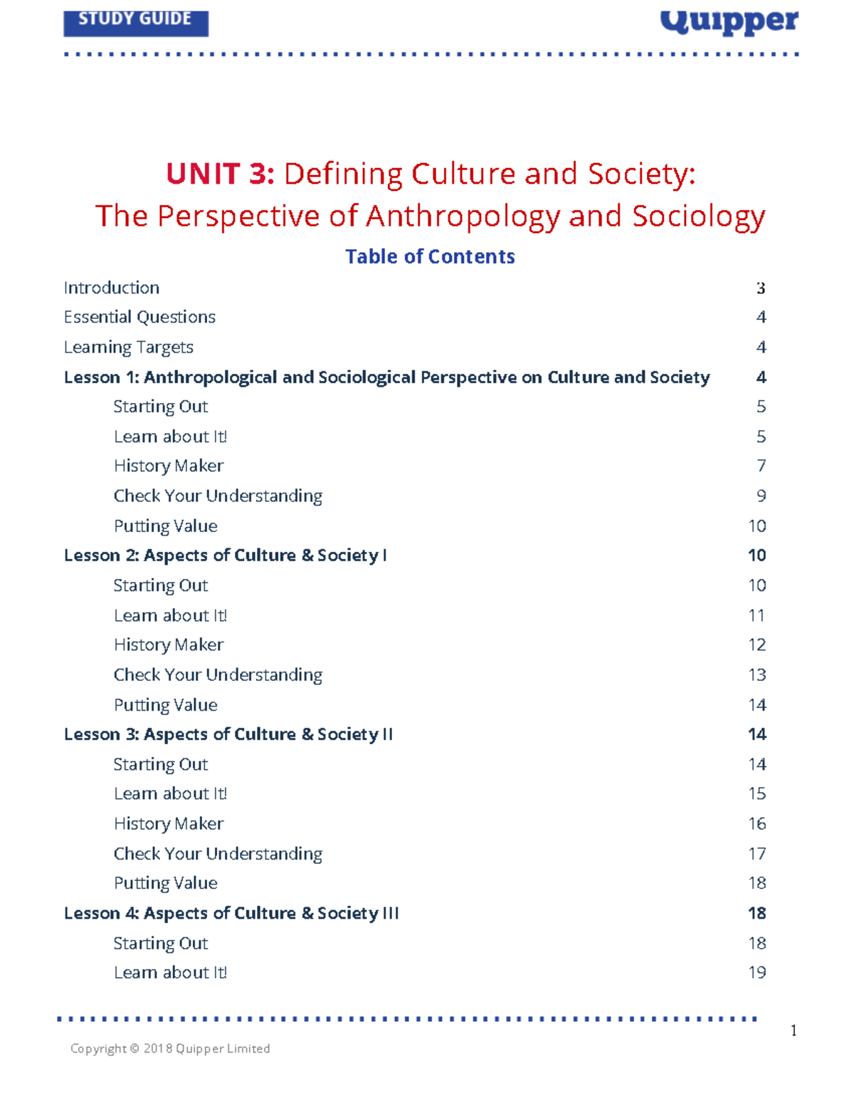 UCSP Unit 3: Understanding Culture and Society Through Perspectives ...