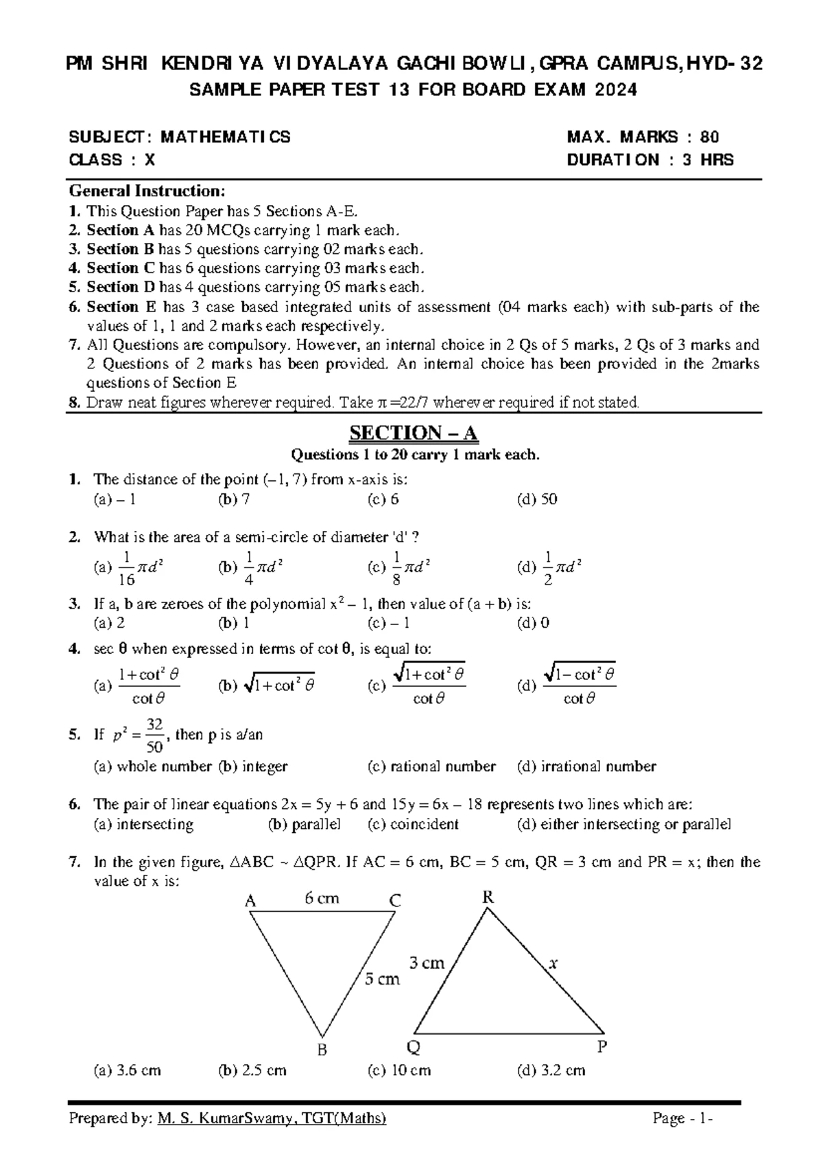 Math paper - bbhj - CBSE Sample Paper Class XI Maths Time allowed: 3 ...