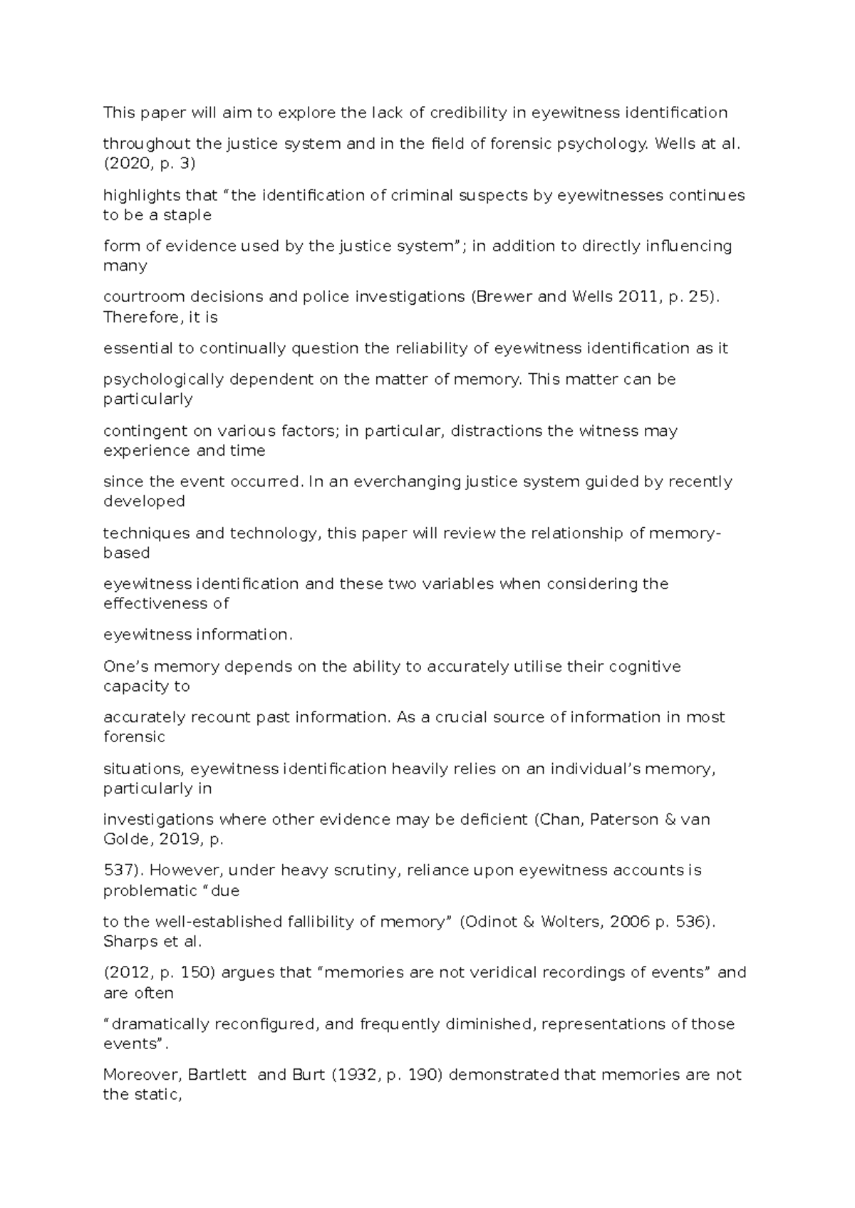 Eyewitness Identification: Memory Reliability & Forensic Psychology ...
