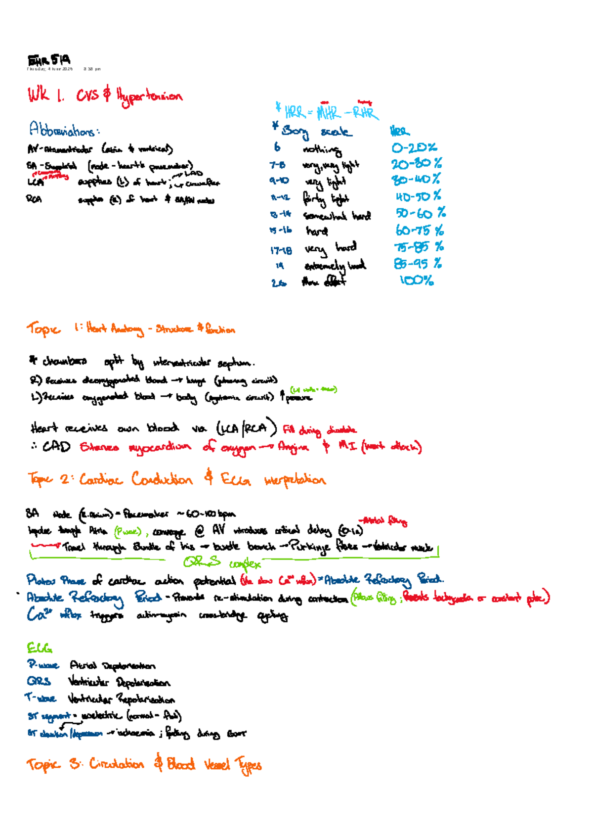 EHR 519 - Comprehensive Notes on Cardiovascular Health and Hypertension ...