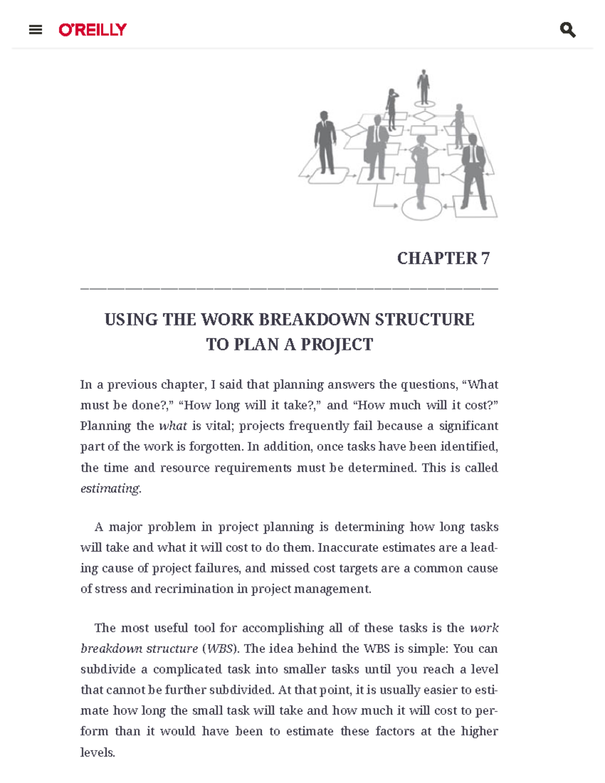 Chapter 7 Using the Work Breakdown Structure to Plan a Project ...