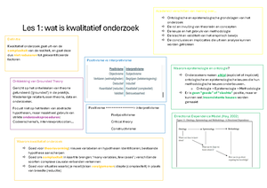 Kwalitatieve onderzoeksmethoden - ..) o Handboek lezen en begrijpen ...