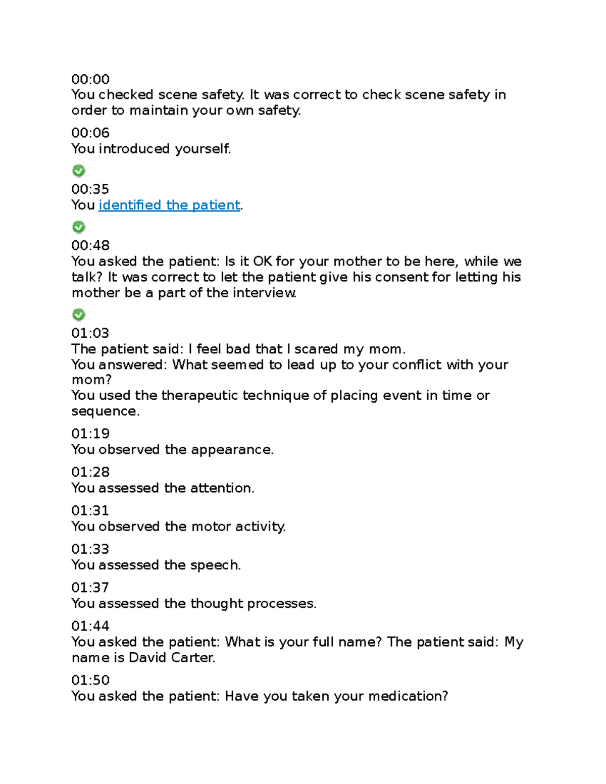David Carter Correct Steps Sim Part 2: Patient Interaction Techniques ...