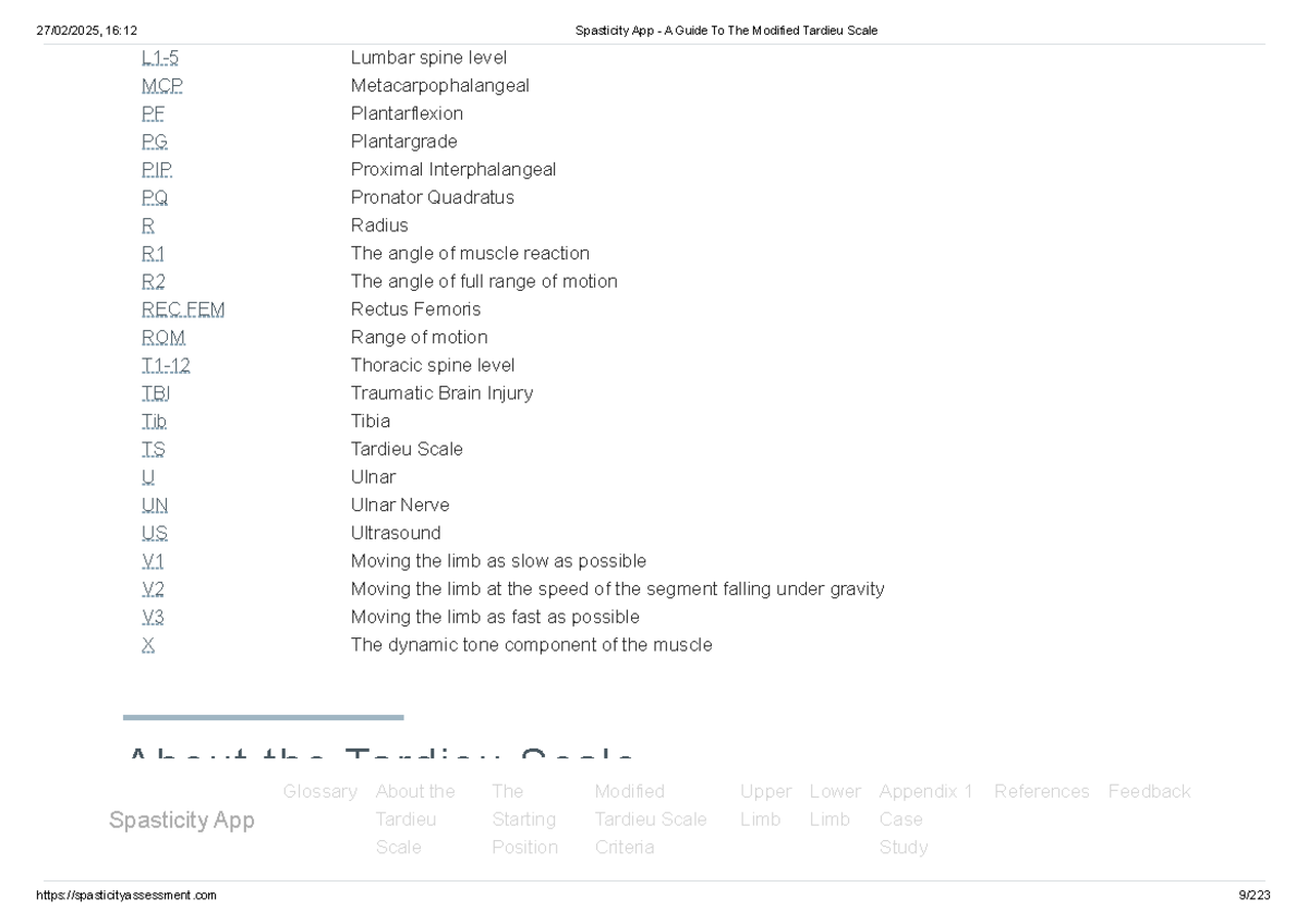 Modified Tardieu Scale - Comprehensive Guide for Spasticity Evaluation ...