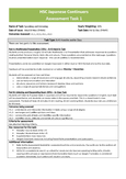japanese continuers - Grade: 12 - New South Wales Higher School ...