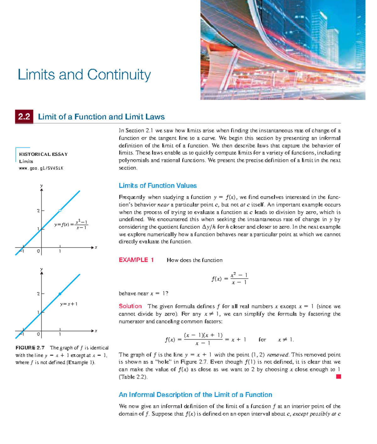 CH1 (Part Two) - Calculus: Limits and Continuity - Studocu