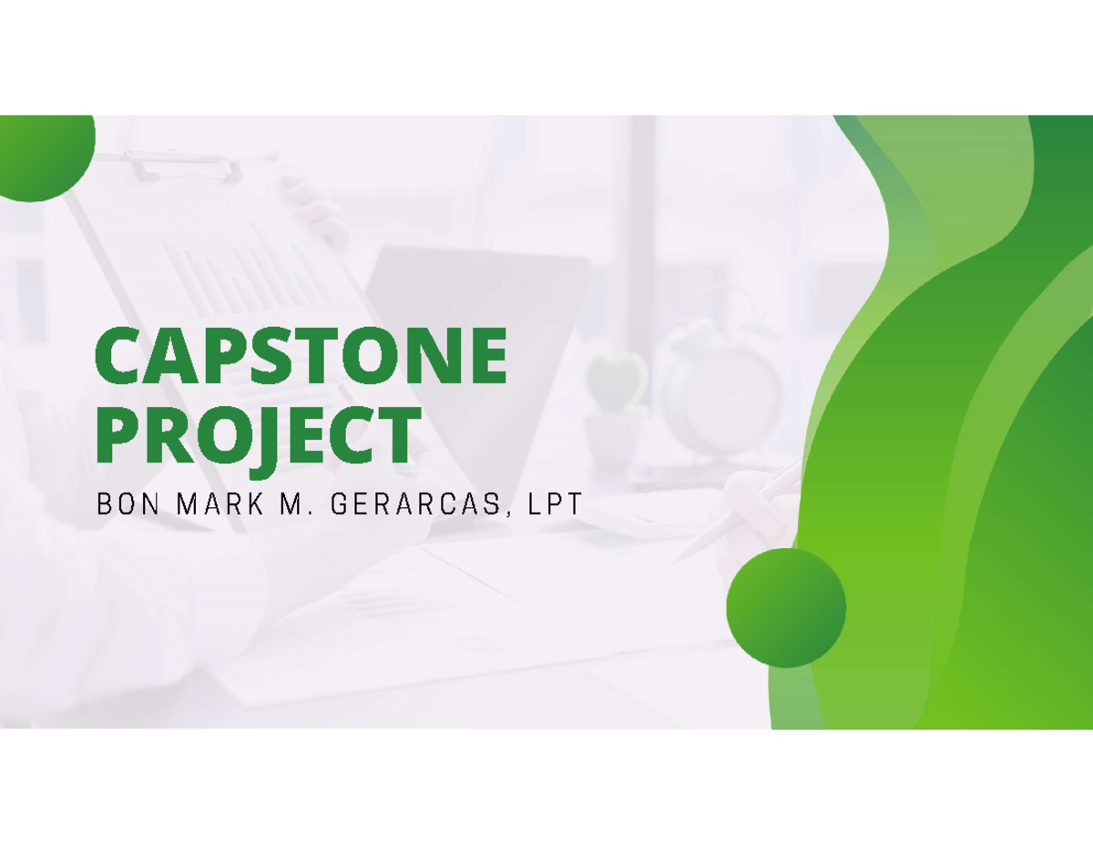 Capstone Project Ideas on Energy, Waste Management, & Pollution ...