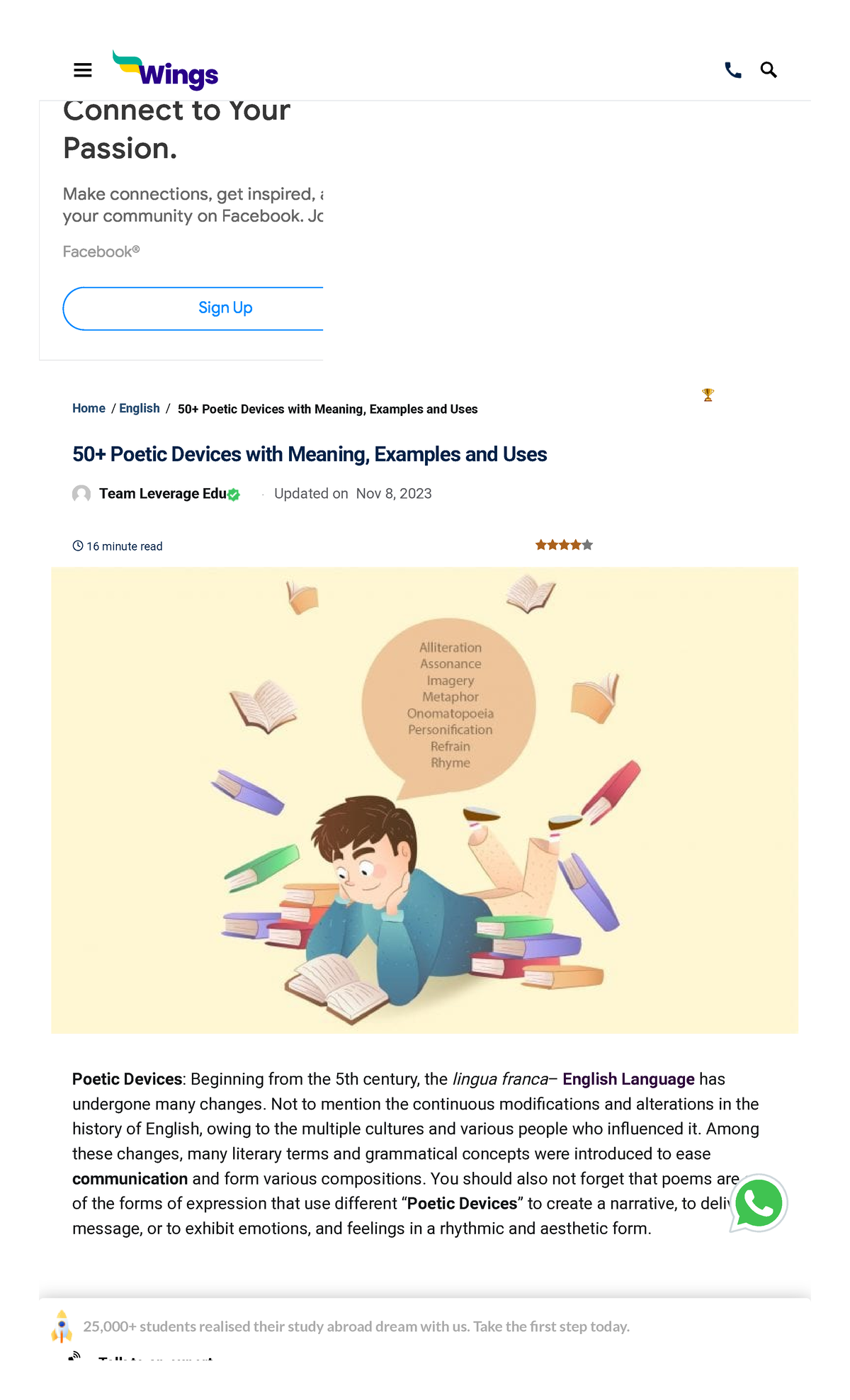 Comprehensive Guide to 50+ Poetic Devices: Meaning & Examples - Studocu