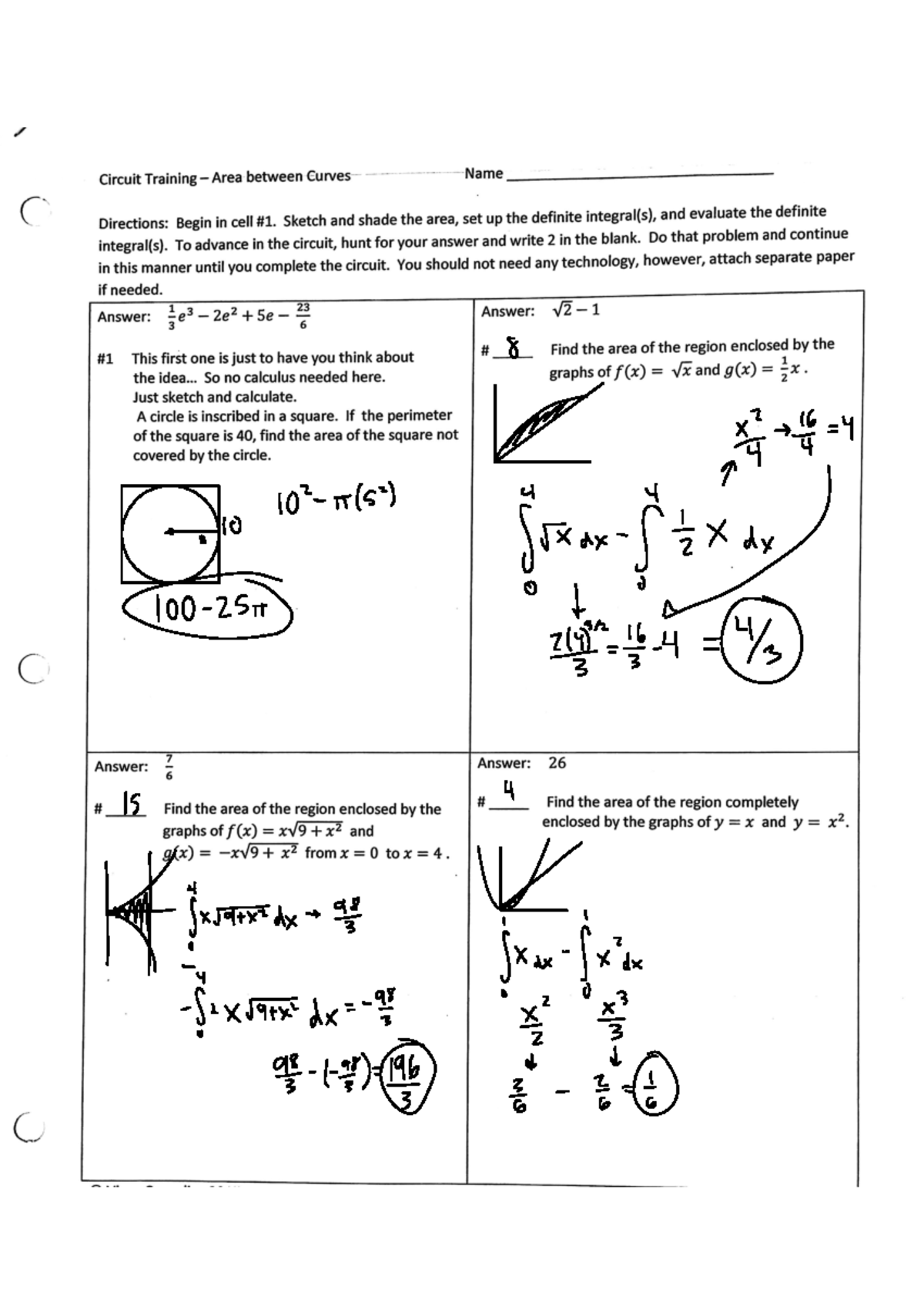 Area+Between+Curves+Circuit - audrey fleming 8 T JE 102 ITIS 4 4 to ...