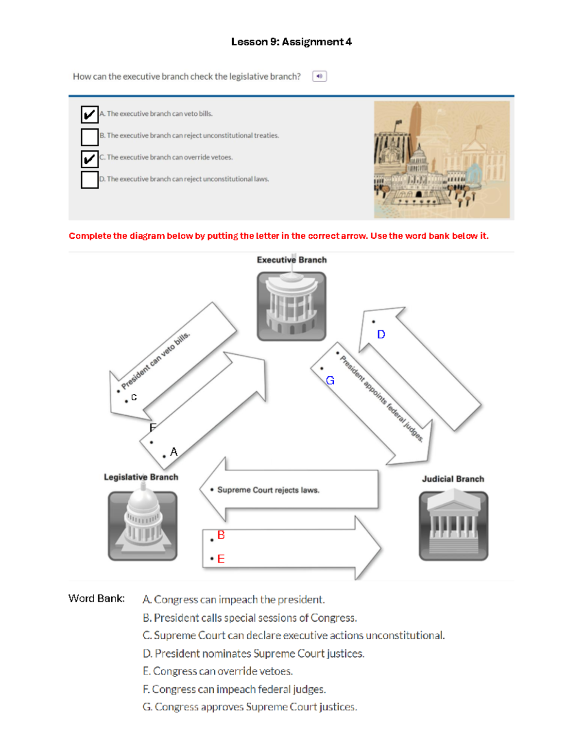 Lesson 9: Assignment 4 - Longstock Diagram Practice - Studocu