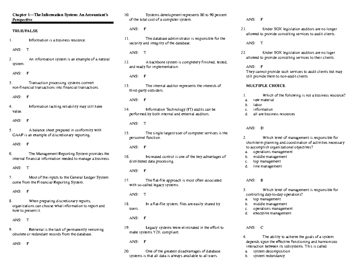 Chapter IT software systems: An overview of key concepts and ...