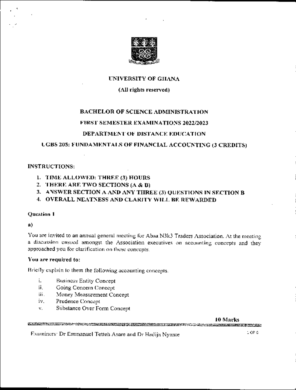 UGBS 205: Fundamentals of Financial Accounting Final Exam Notes - Studocu