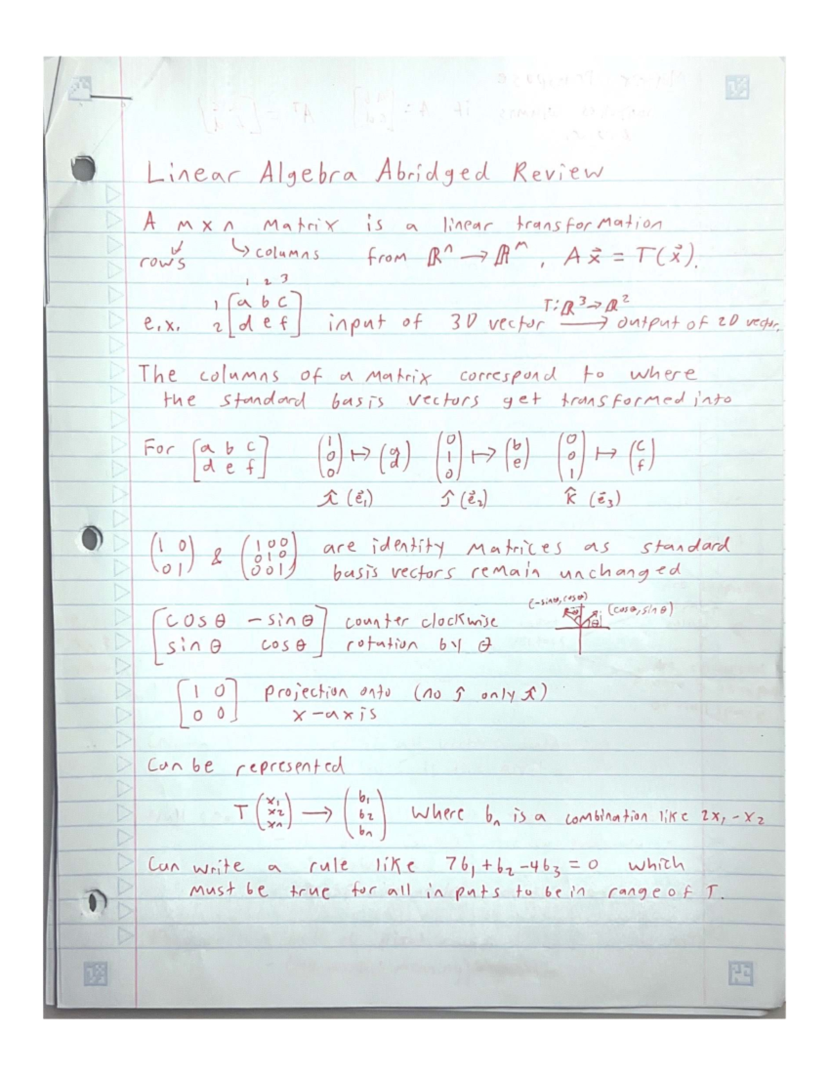 Linear Diff Eq Notes: Algebra Review and Key Concepts - Studocu