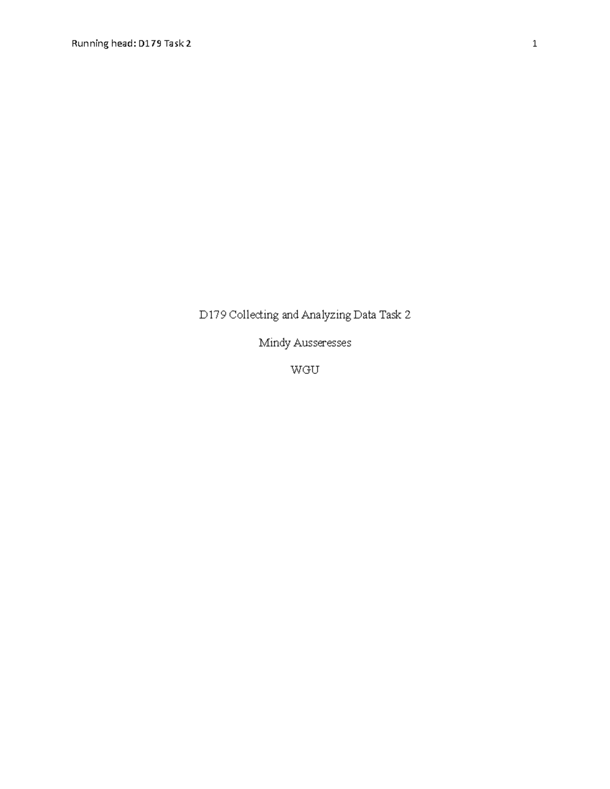 D179 Task 2 Final Report: Analyzing Student Literacy Data - Studocu