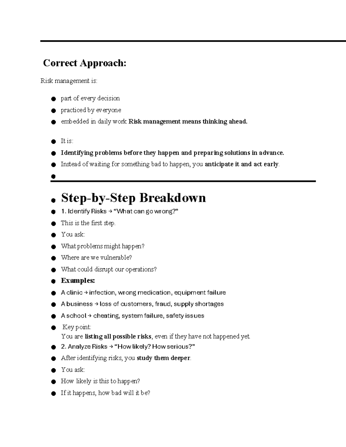 RISK Management Strategies: A Comprehensive Guide [Final] - Studocu