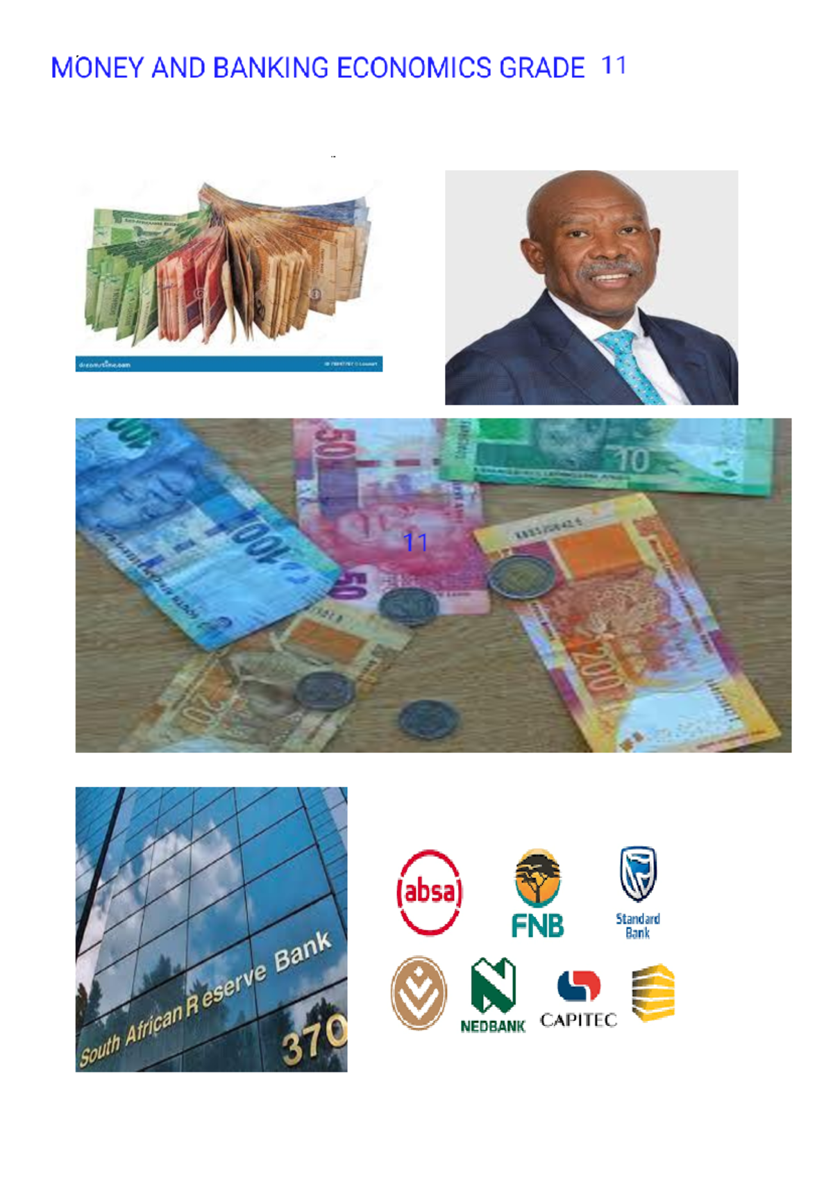 Economic Grade 11: Money and Banking Notes (Term 3) - Studocu