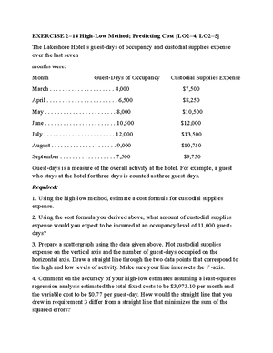 MASTER BUDGET FOR ACT 202 - ACT202: Managerial Accounting Section: 12 ...