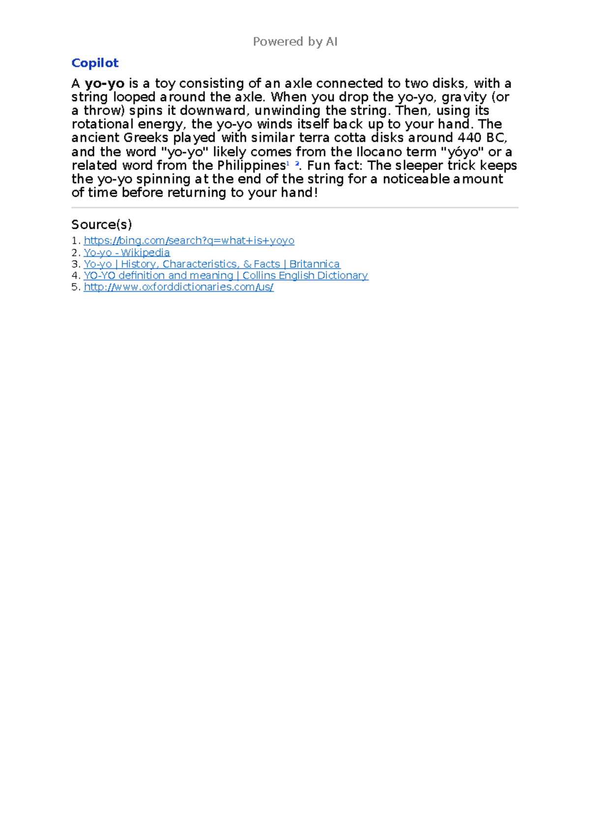 Yo-Yo Basics and History - ENG101 Study Notes - Studocu