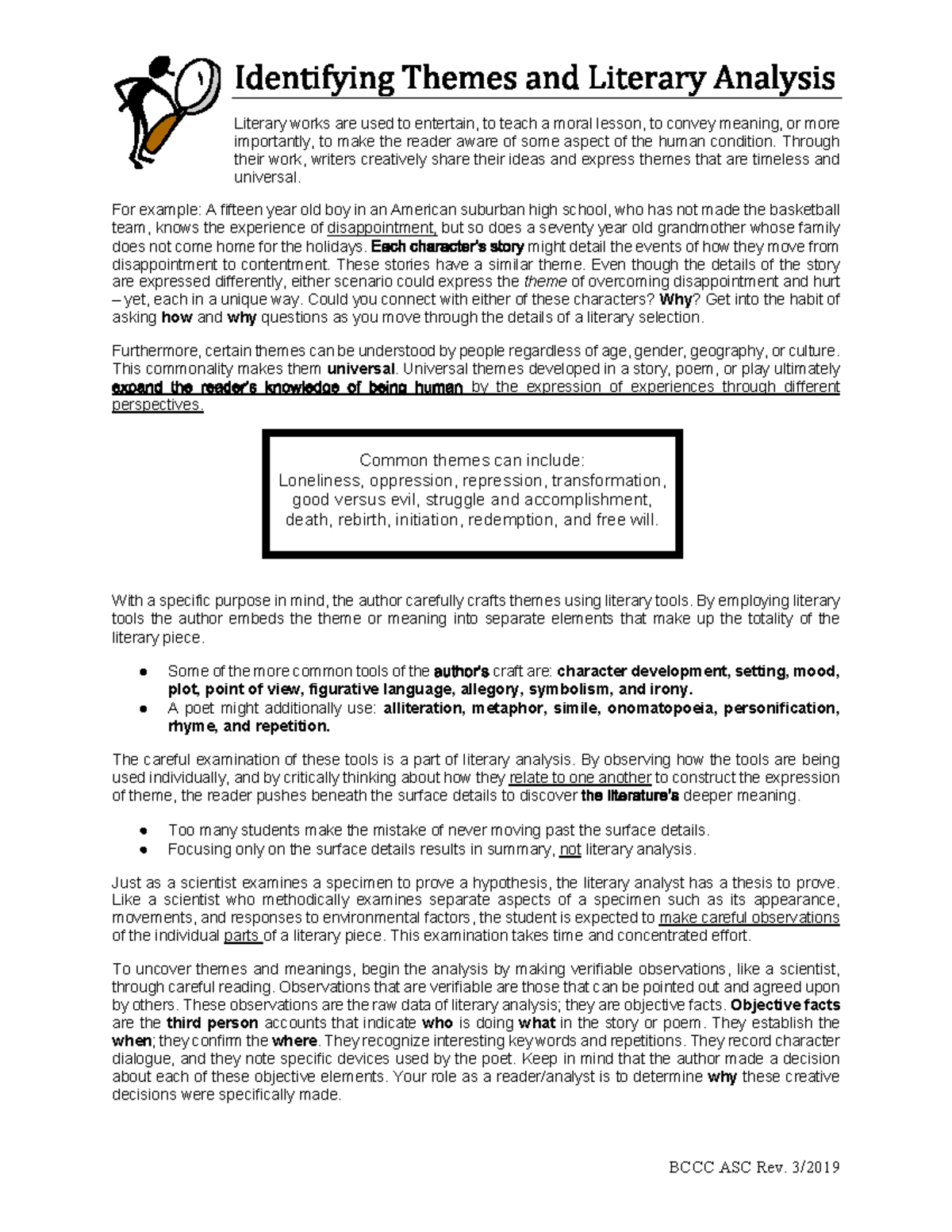 Exploring Universal Themes in Literature: A Critical Analysis Guide ...