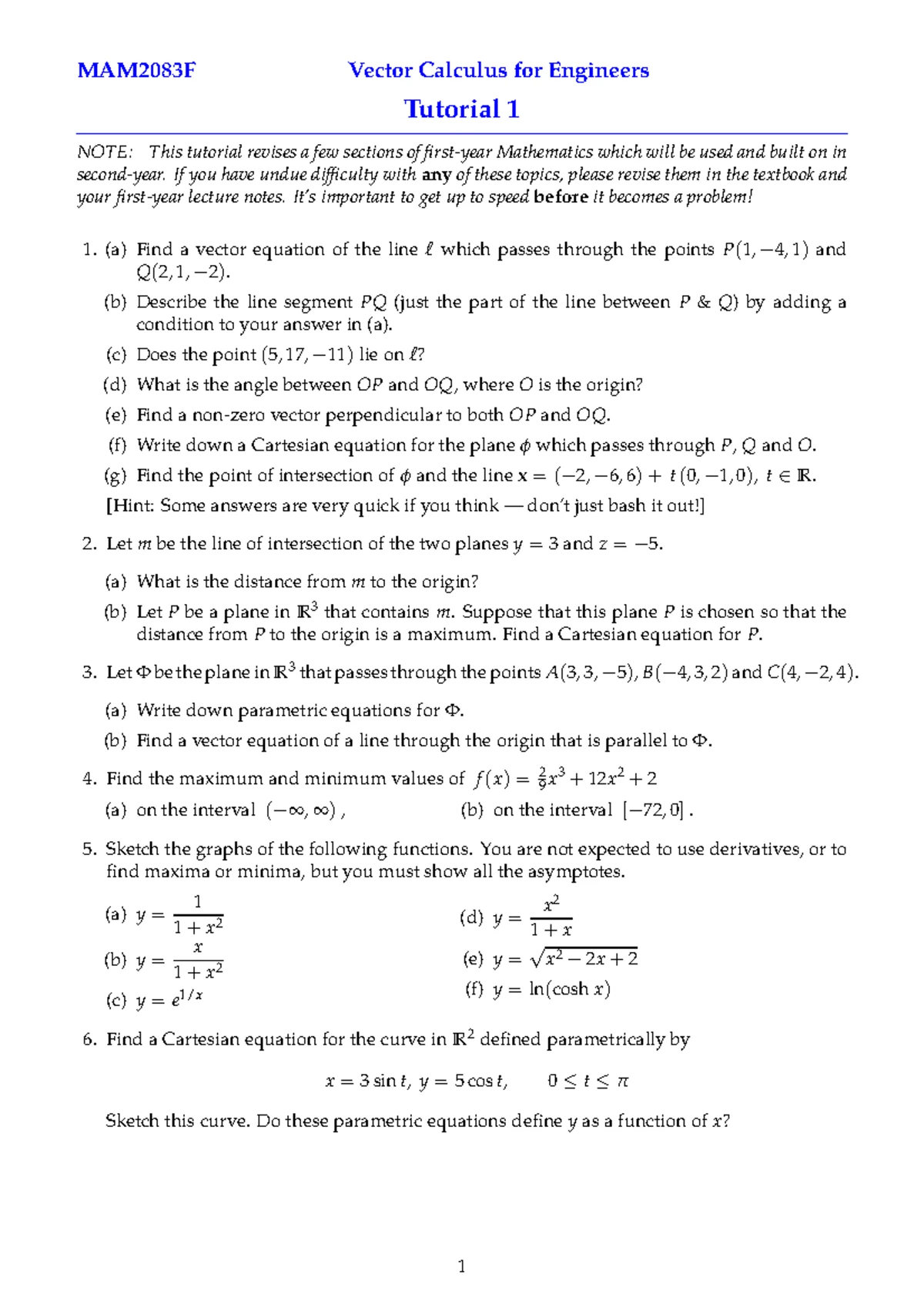 Paul's Online Notes: Matrices & Vectors Concepts (Math 101) - Studocu