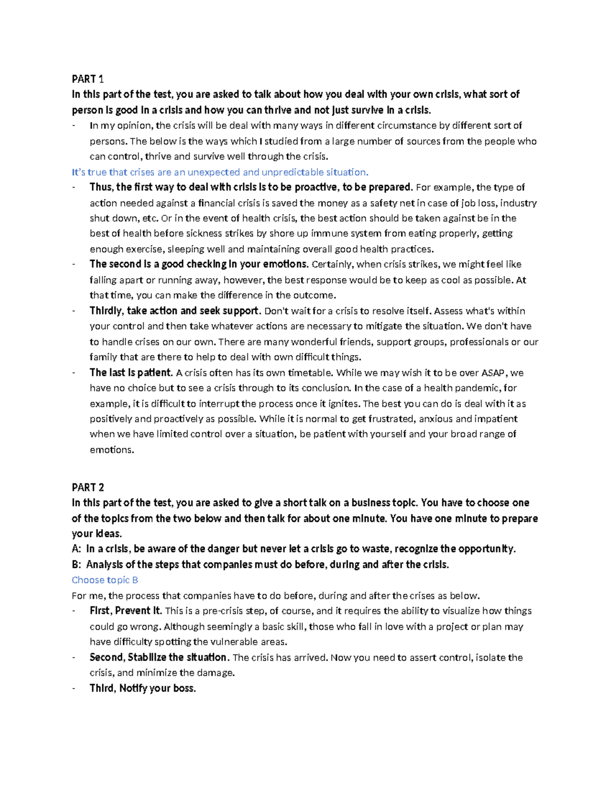 Crisis Management Strategies: Speak 4-11 Insights and Approaches - Studocu