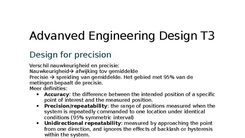 Advanced Engineering Design T3: Precision and Accuracy Explained ...
