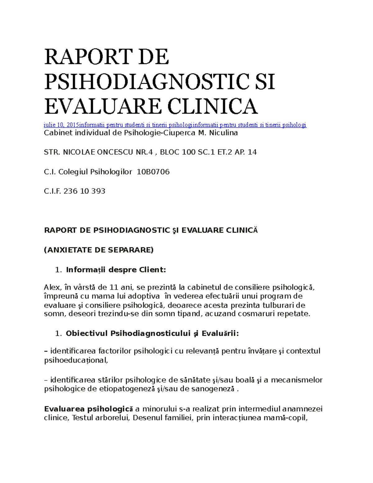 Scala Gafs (Scala de Evaluare Globala a Functionarii) - Introducere In ...