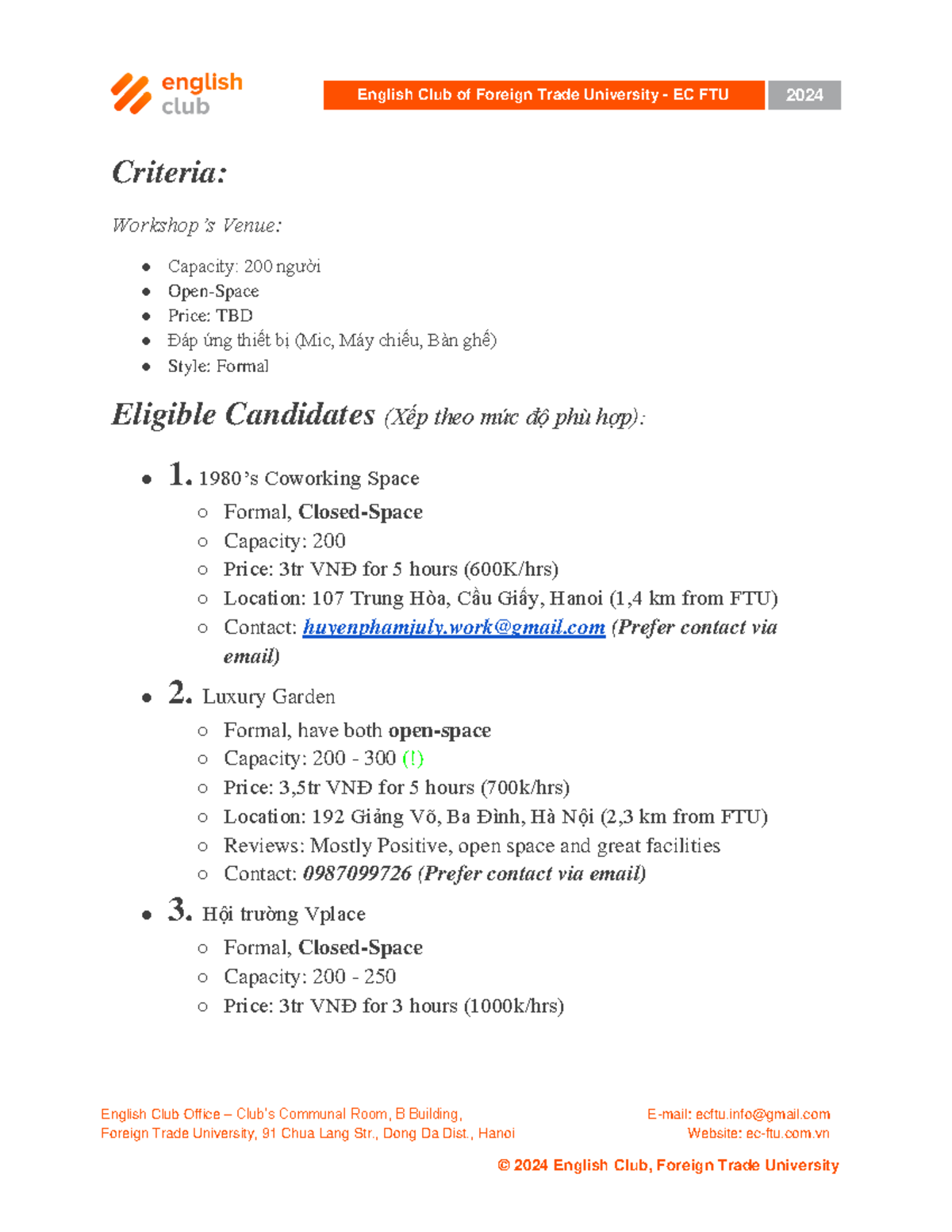 [2024] [EC-FTU][RC-R3] Venue Selection Criteria and Research Overview ...