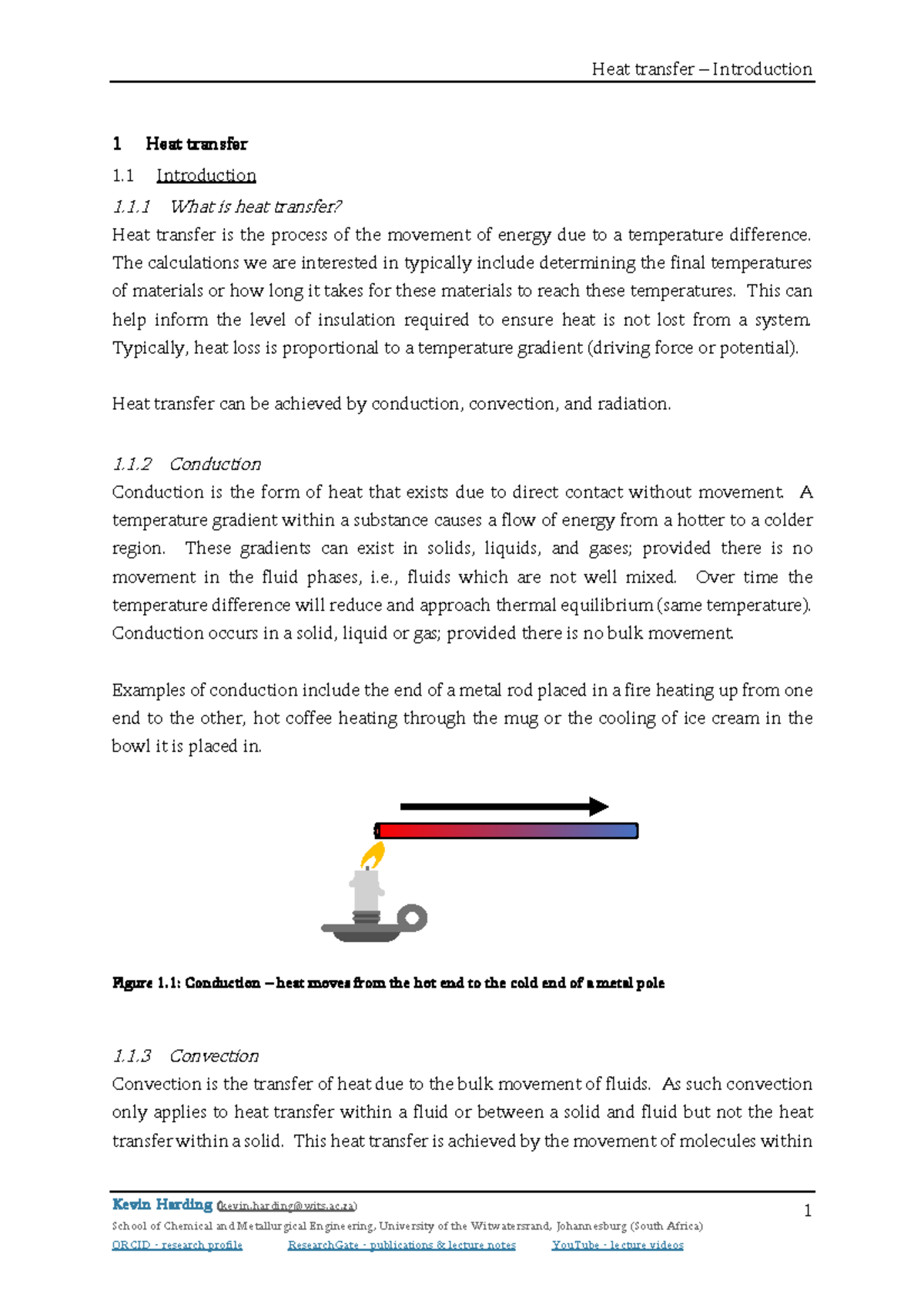 Heat Transfer Basics: Key Concepts and Methods (CME 101 Notes) - Studocu