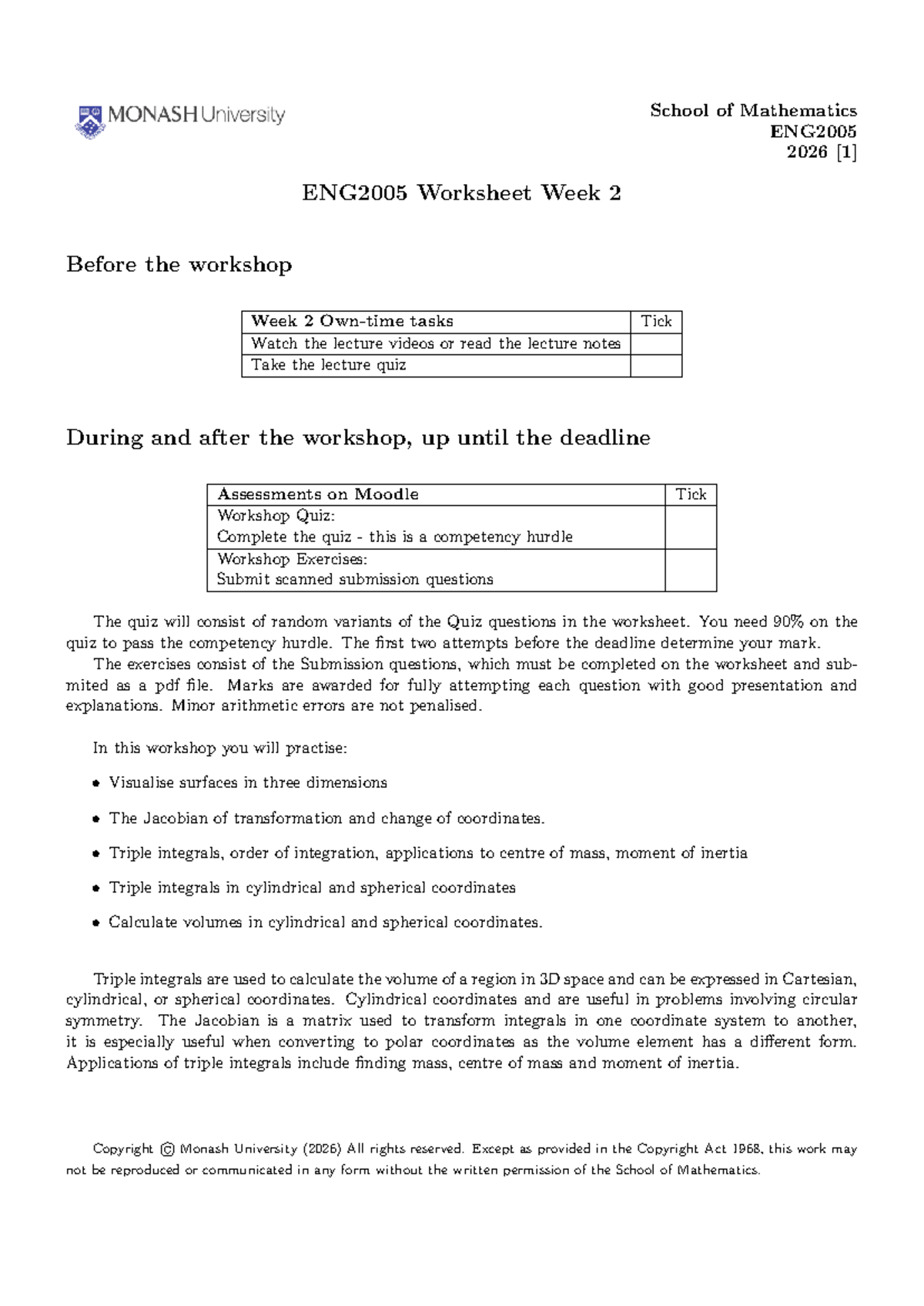 ENG2005 Worksheet W2 - Workshop Tasks and Quiz Questions - Studocu