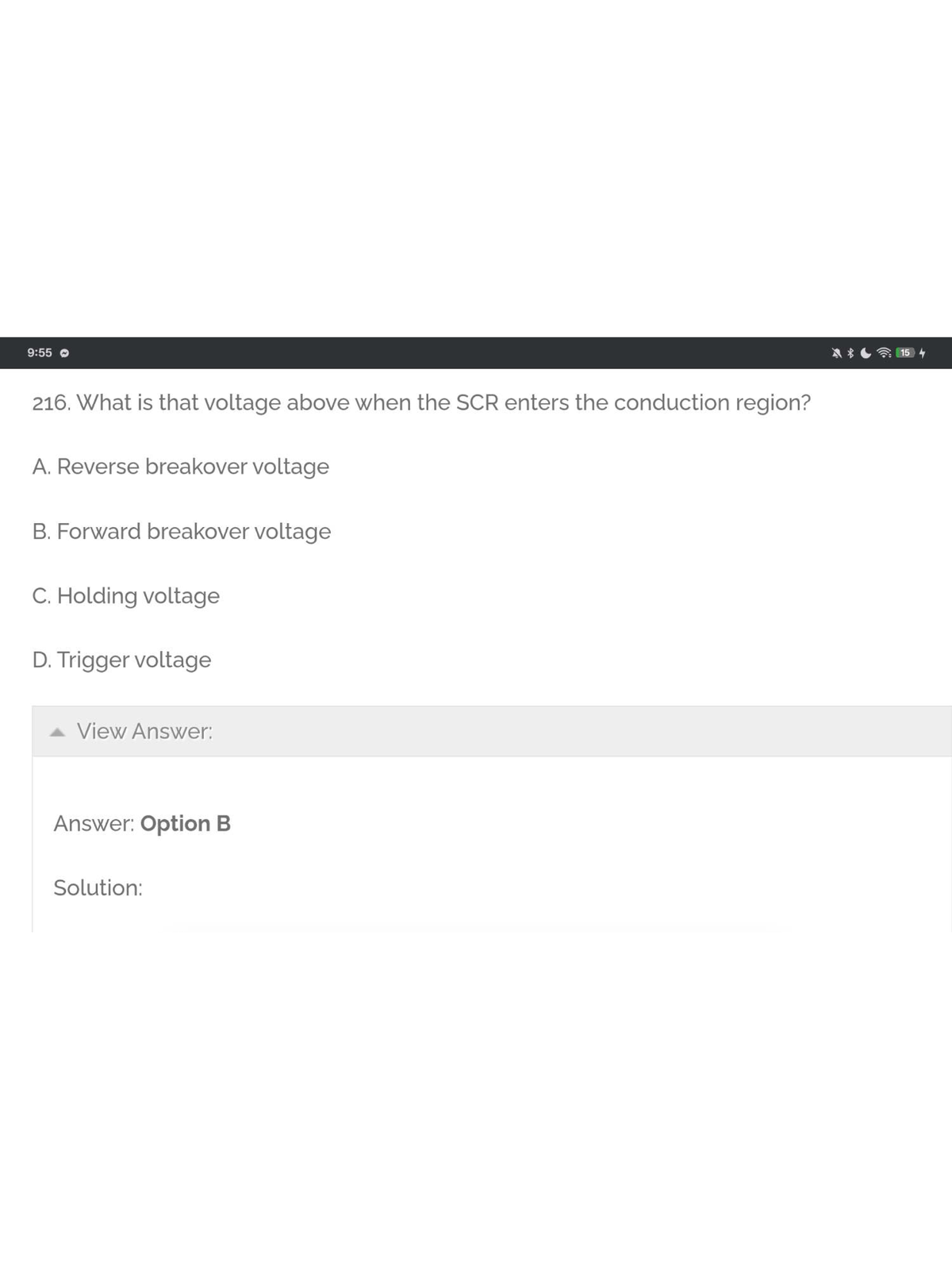 ECE 216: Comprehensive Review on SCRs and Diodes - Studocu