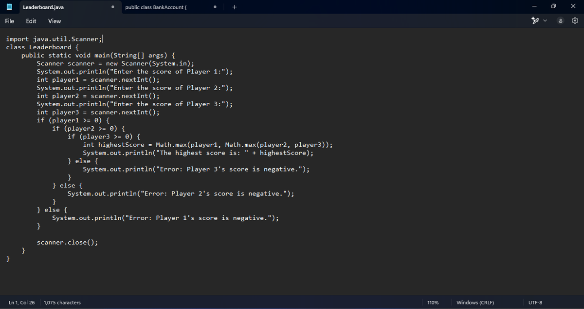 Assignment-1: Java Programming Concepts and Implementation 24BCA7676 ...