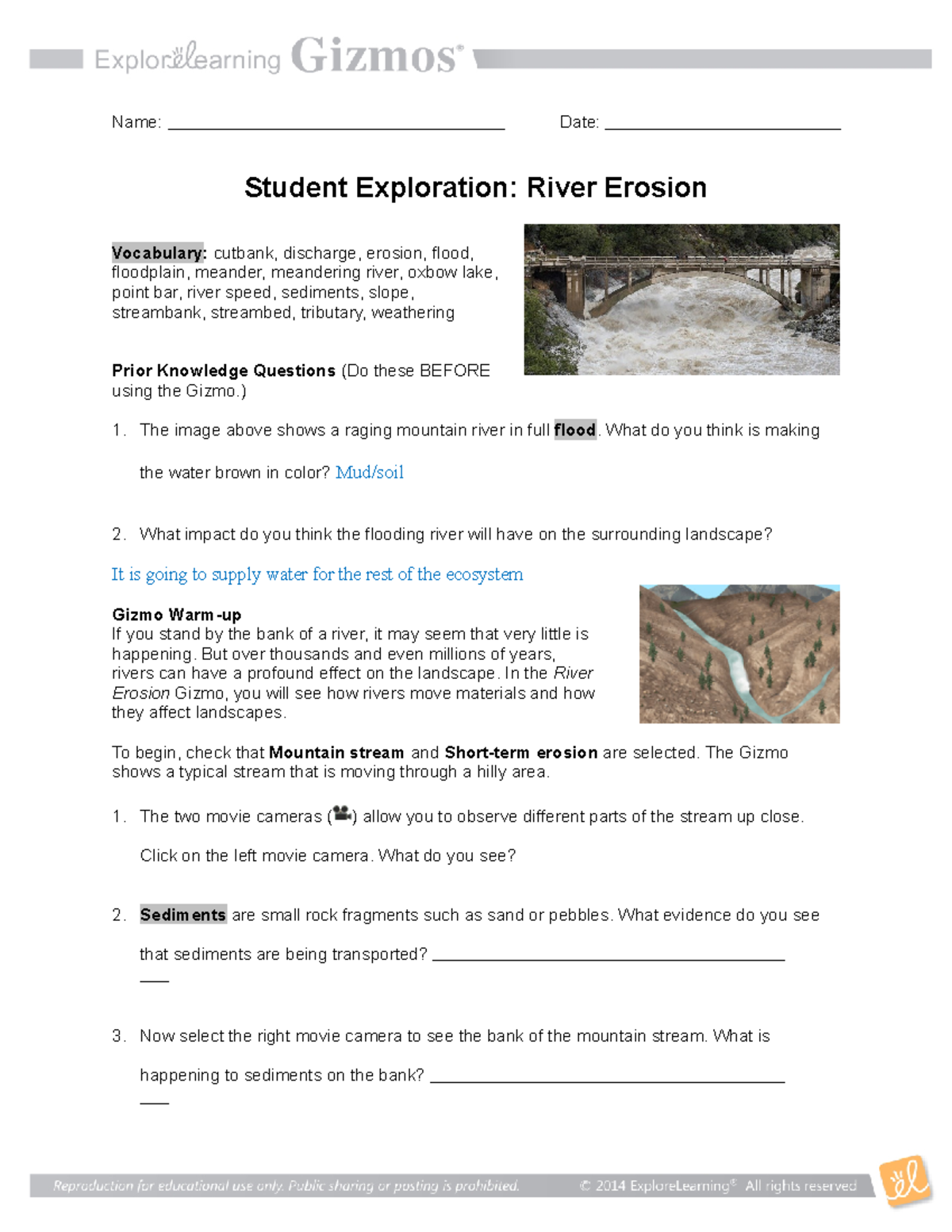 River Erosion Study Guide - AP Environmental Science - Studocu