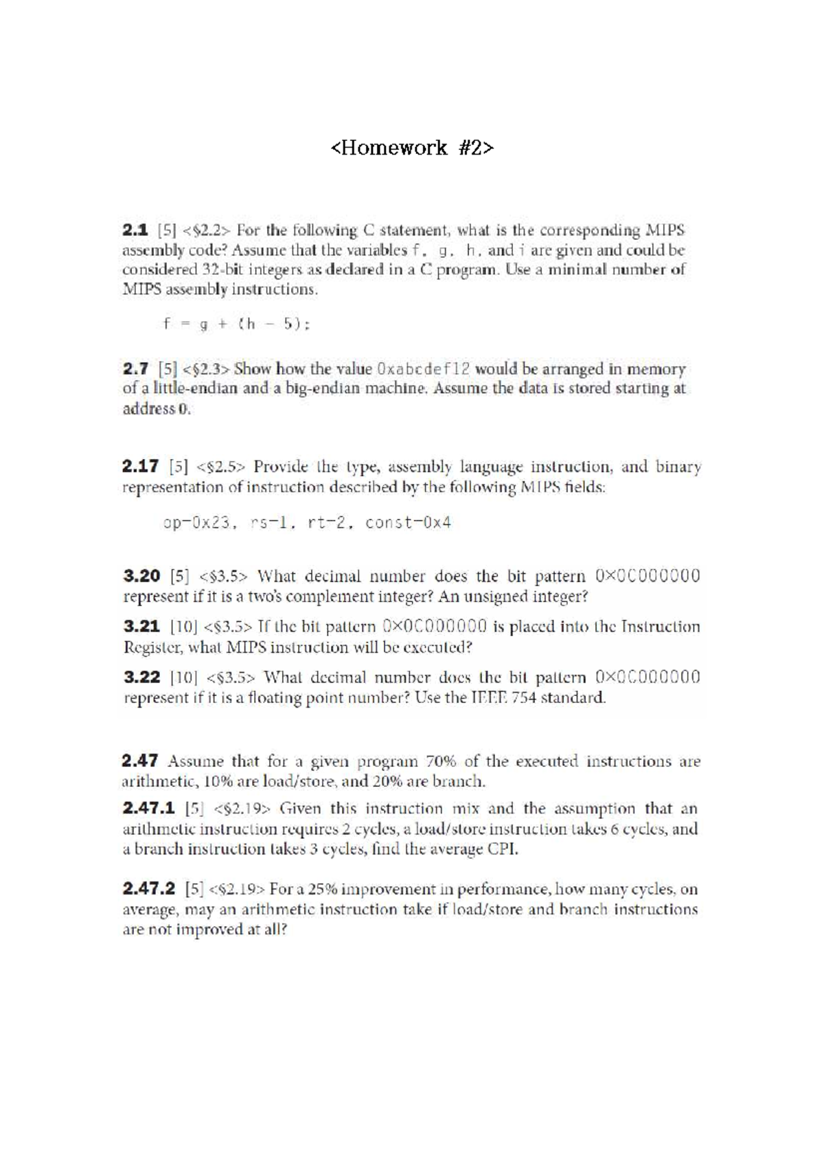 computer organization and design mips edition 6th edition quiz - Adfsf ...