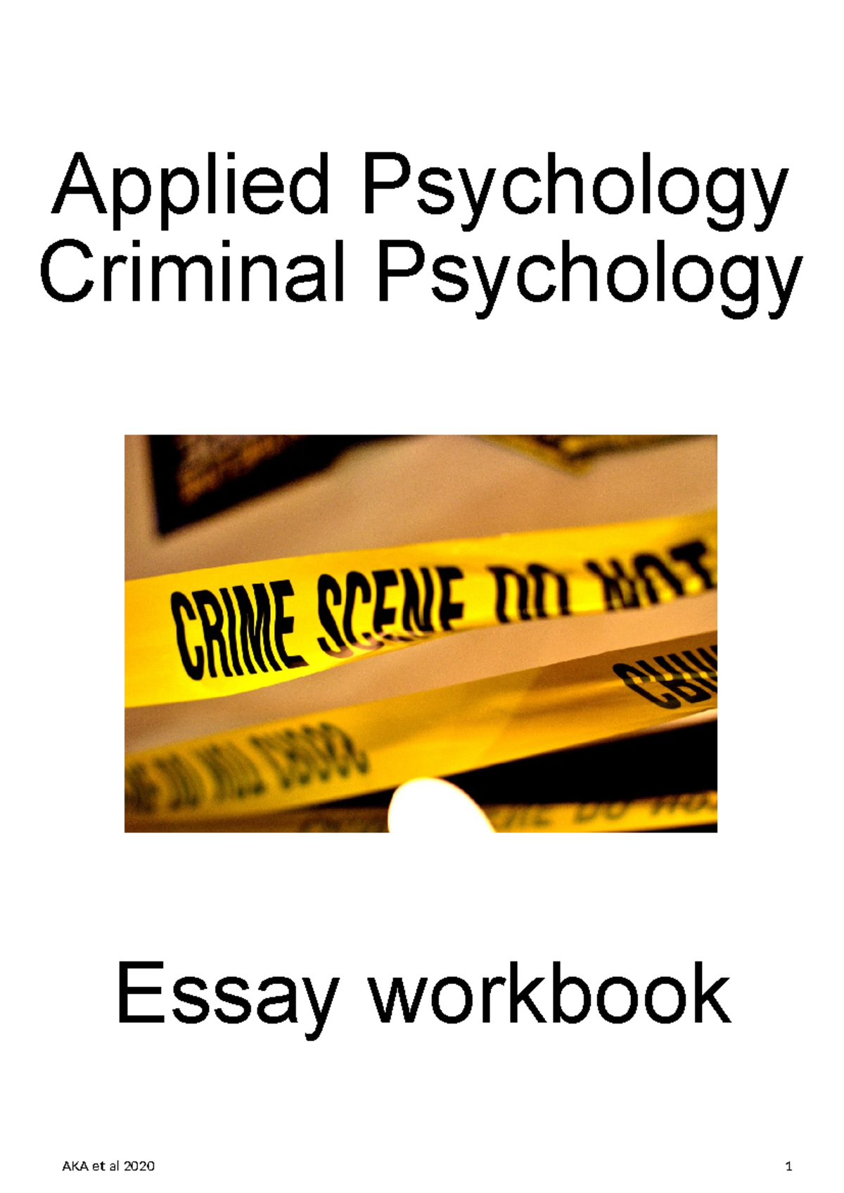 OCR A Level Psychology: Suggested Answers for 2020 Exam Topics - Studocu
