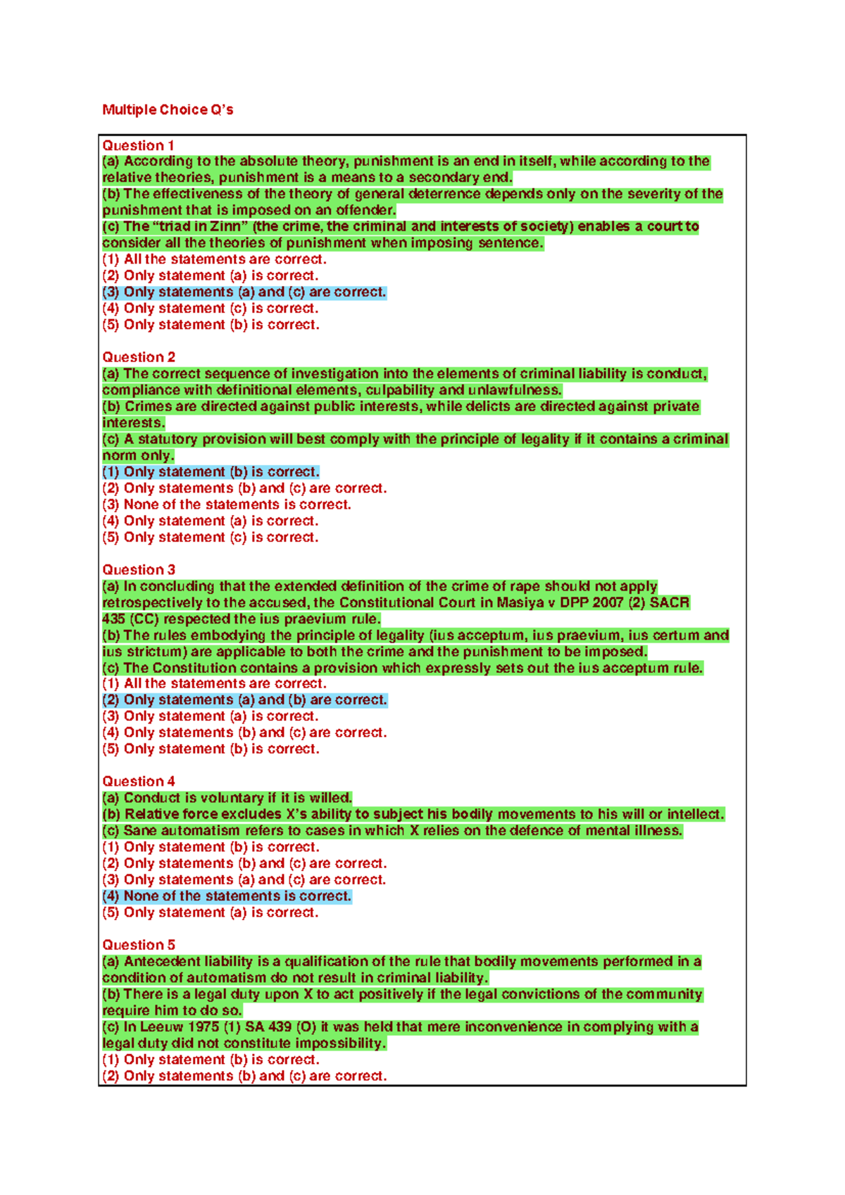 Crw2601 - Final Exam Questions & Answers Compilation - Studocu