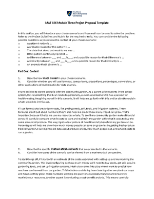 MAT 126 Project - MAT 126 Project Teaching Financial Wellness: Via ...